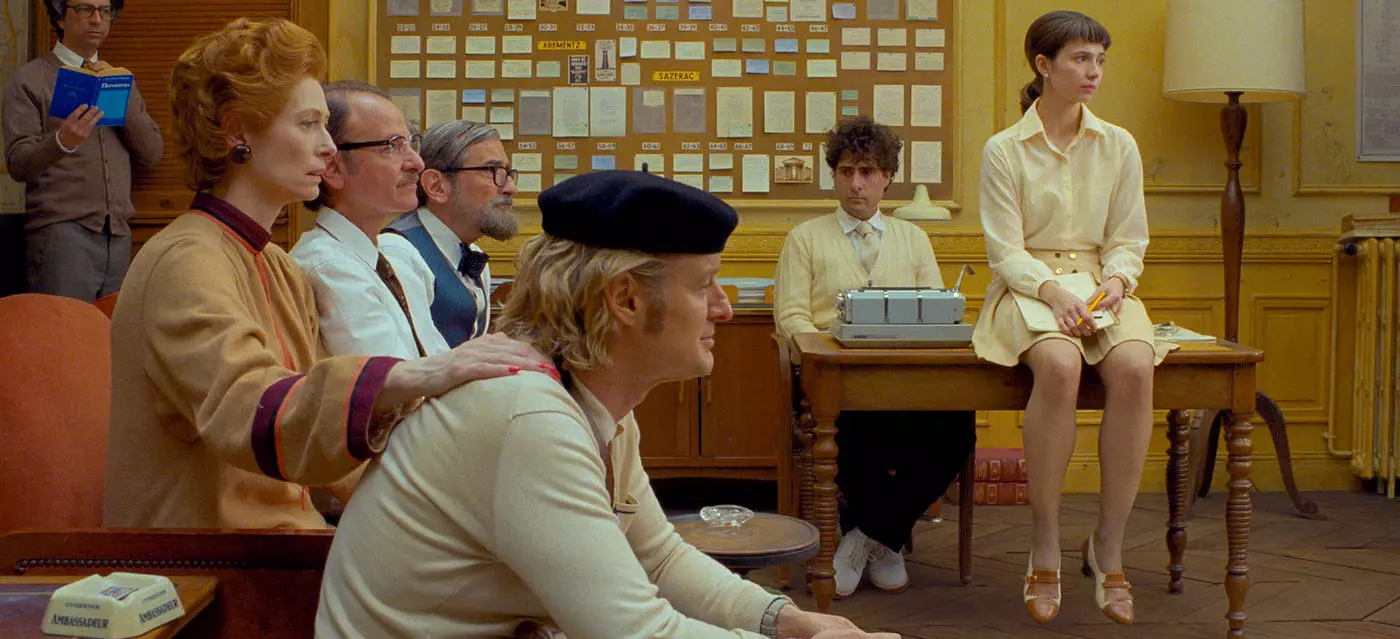 In tydskrift besjen, in film lêze: oer The French Dispatch fan Wes Anderson